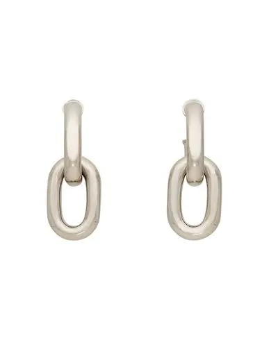 Rabanne Earrings With Stud Closure - Silver