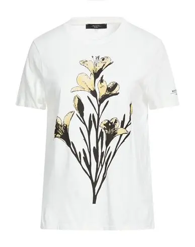 Max Mara Printed Cotton T-shirt - White