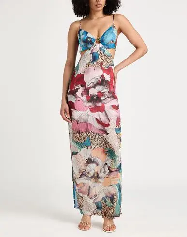 Just Cavalli Floral Print Maxi Dress