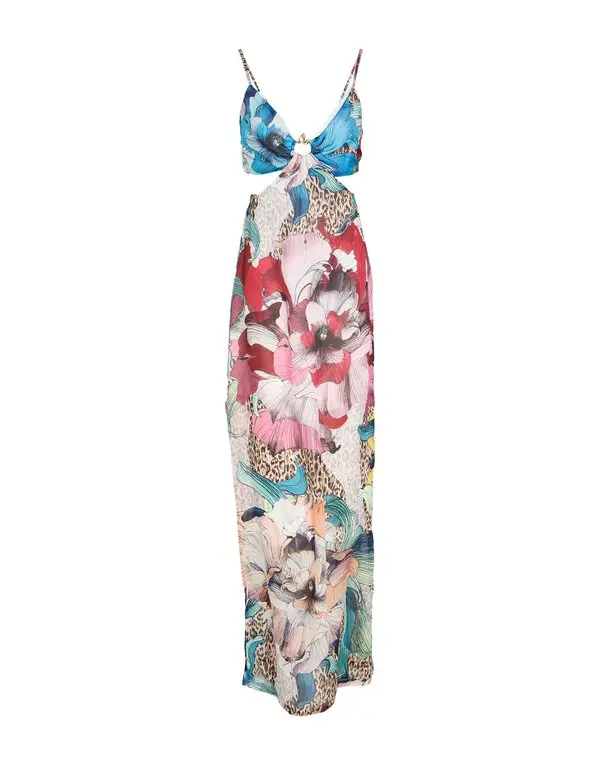 Just Cavalli Floral Print Maxi Dress