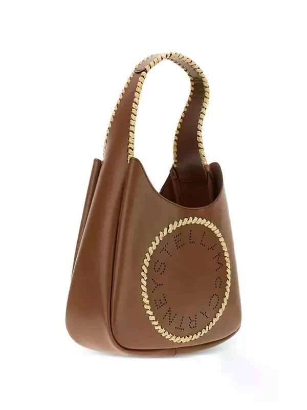 Stella McCartney Small Braided-strap Shoulder Bag - Brown