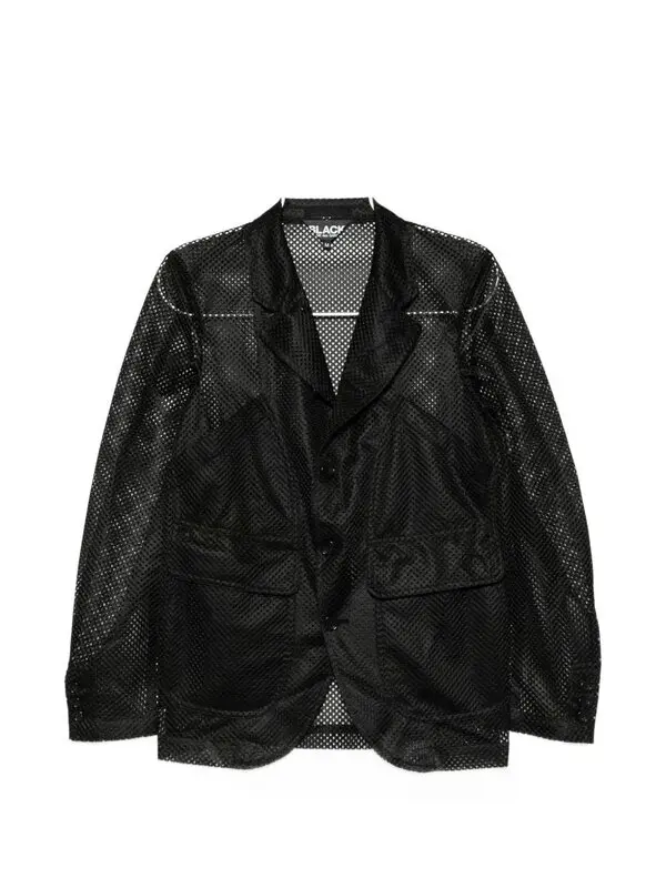 Comme Des Garçons Mesh Blazer - Black