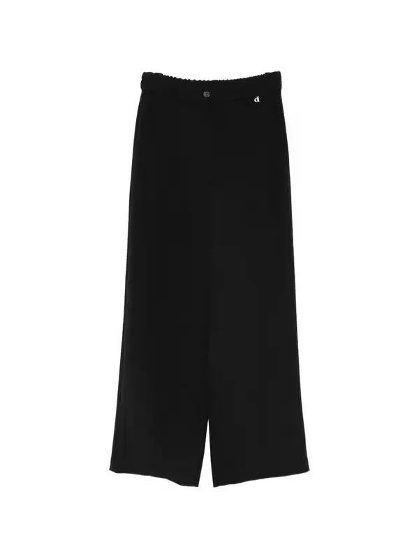 Dixie Logo Plaque Wide-leg Trousers