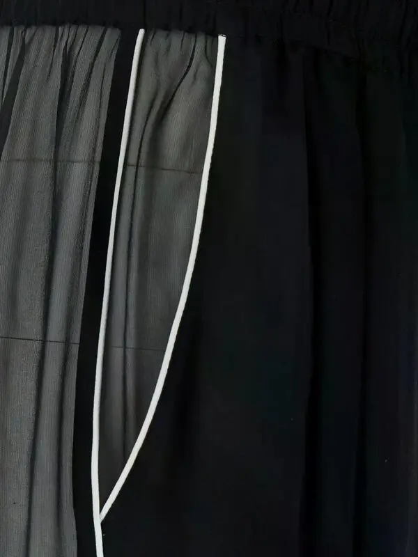 Dolce & Gabbana Silk Chiffon Trousers