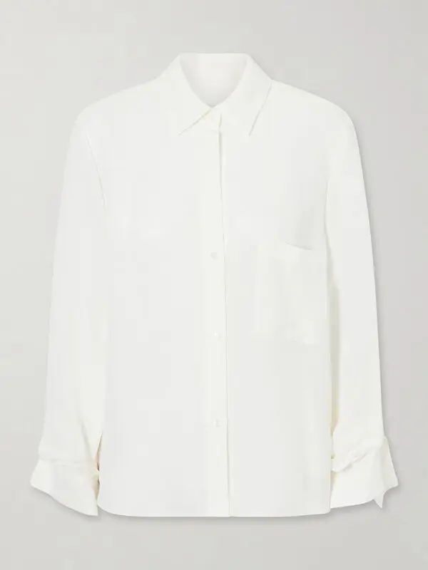 TWP Next Morning Linen And Silk-blend Shirt - Neutrals