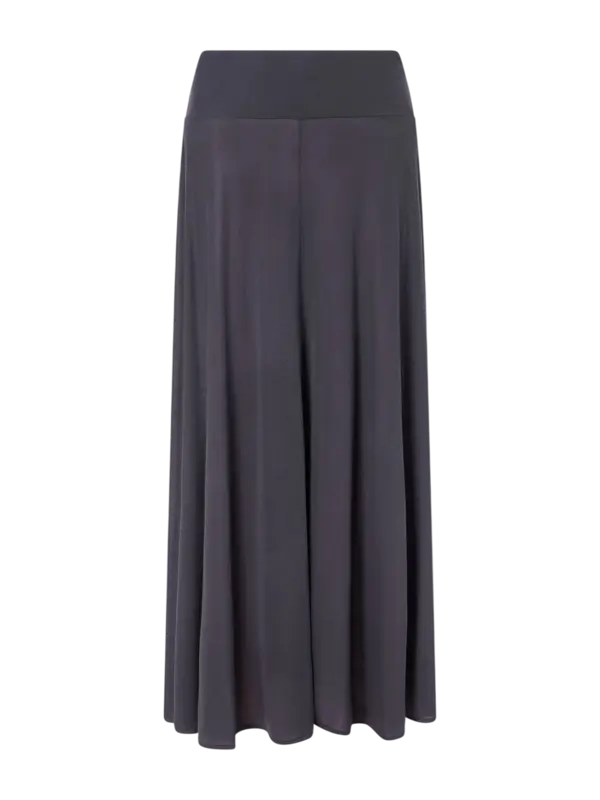 ST. AGNI Tencel™ Lyocell Midi Skirt - Blue