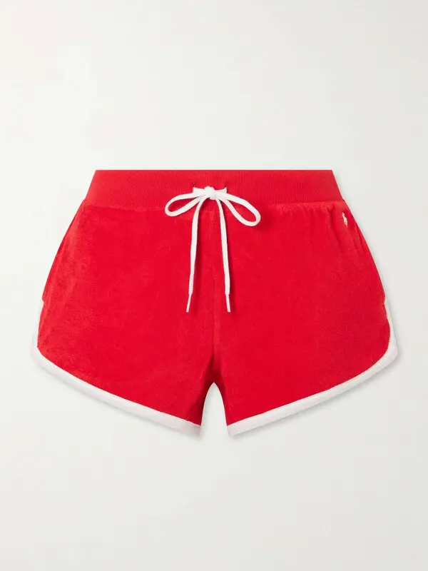 Polo Ralph Lauren Cotton-blend Terry Shorts - Red