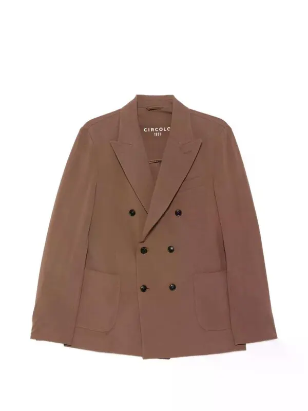 CIRCOLO 1901 Double-breasted Blazer - Brown