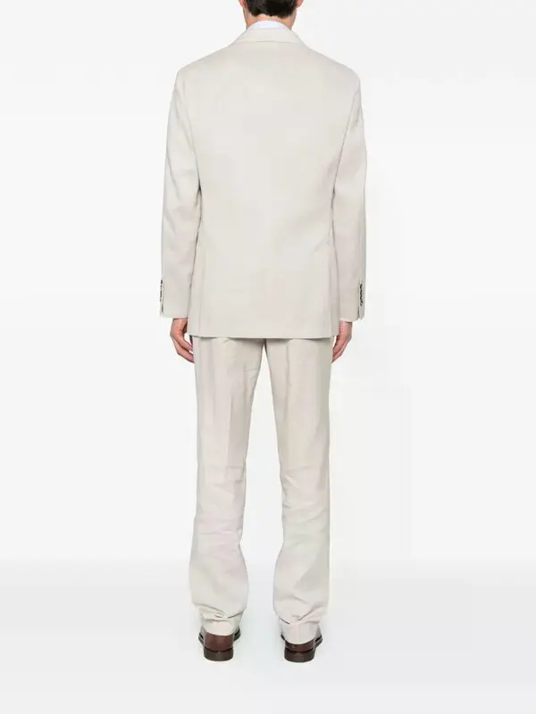 Brunello Cucinelli Double-breasted Suit - Neutrals