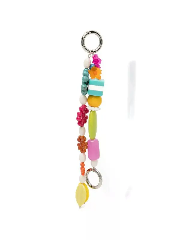 Mira Mikati Floral-charm Keyring - Blue