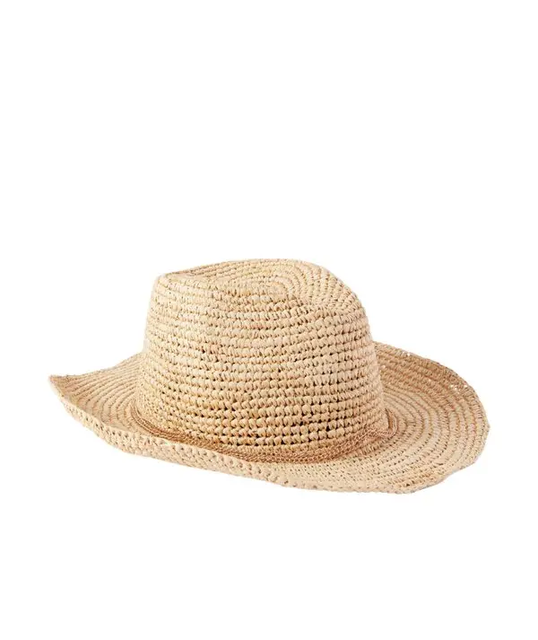 Eugenia Kim Winona Raffia Hat - Brown