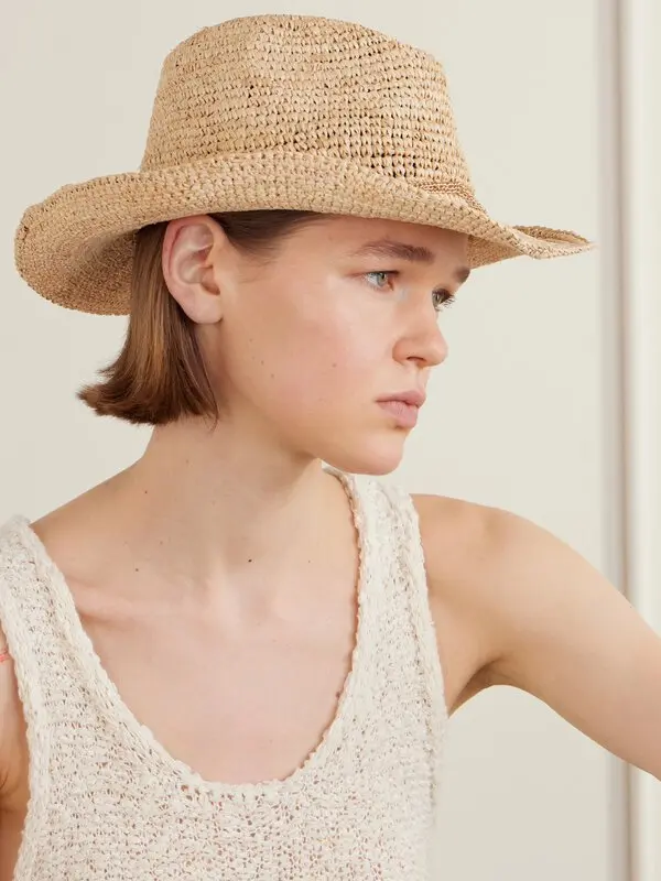Eugenia Kim Winona Raffia Hat - Brown