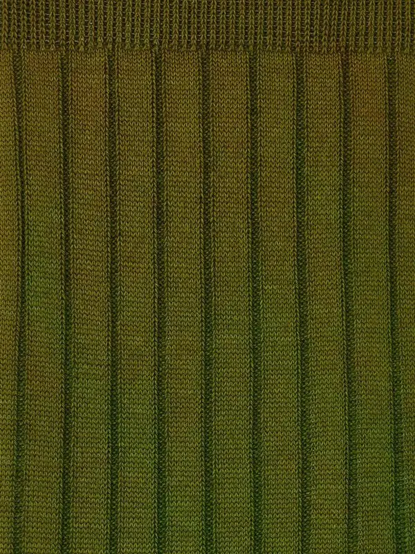 Paul Smith Ribbed-knit Socks - Green