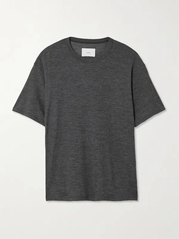 SSSTEIN Ribbed Wool T-shirt
