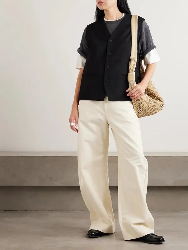 SSSTEIN Ribbed Wool T-shirt