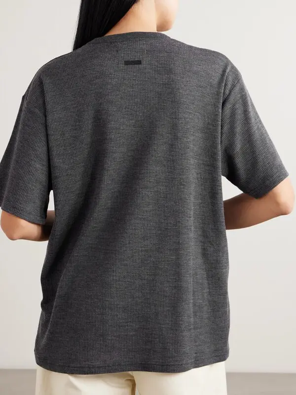 SSSTEIN Ribbed Wool T-shirt