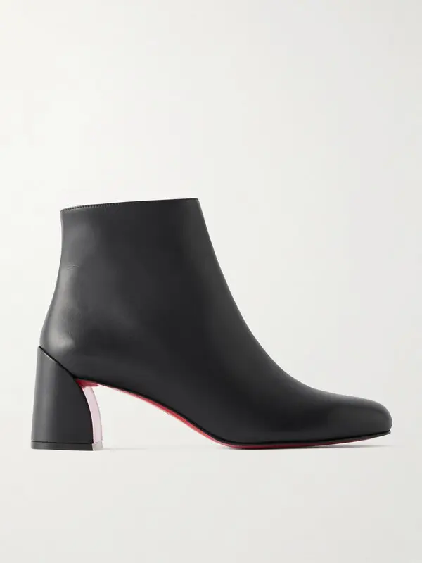 CHRISTIAN LOUBOUTIN Jane 55 Leather Ankle Boots