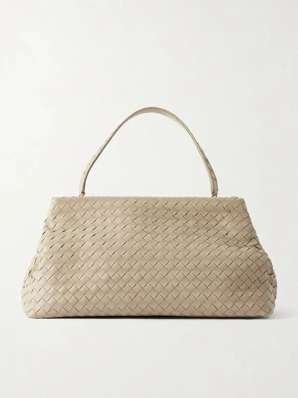 Bottega Veneta The 1998 Intrecciato Leather Shoulder Bag - Neutrals