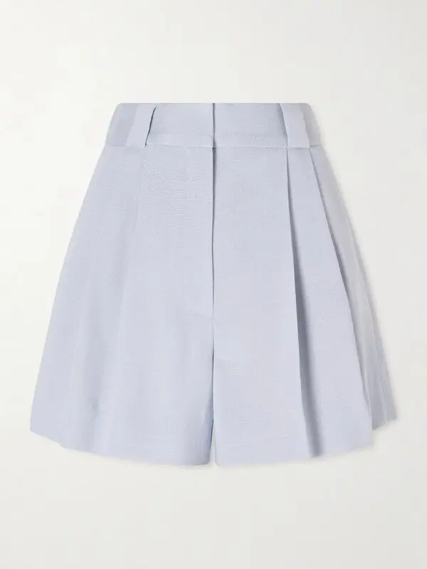 BLAZÉ MILANO Woven Pleated Shorts