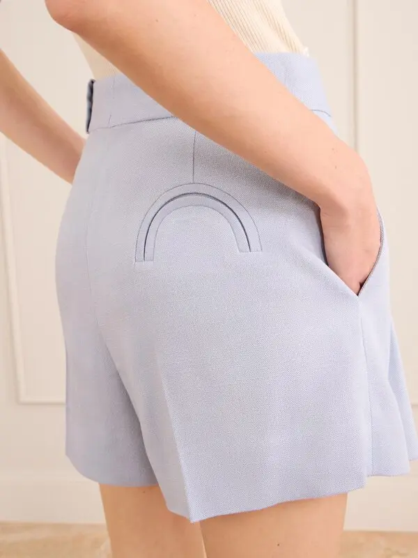 BLAZÉ MILANO Woven Pleated Shorts