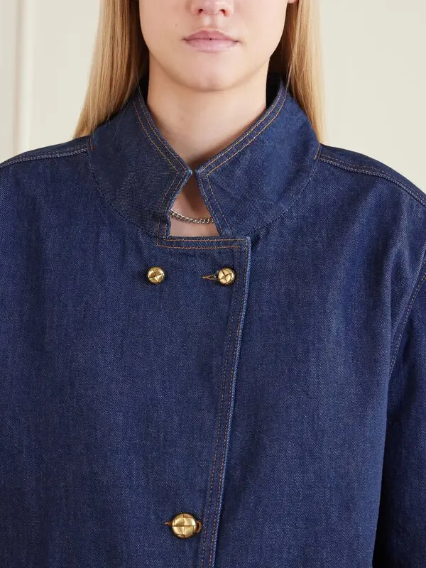 BLAZÉ MILANO Cleo Denim Bomber Jacket