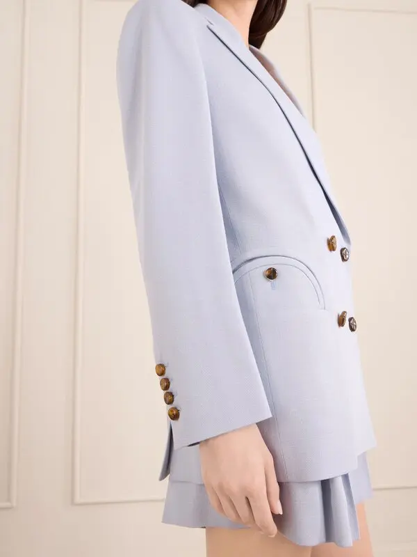 BLAZÉ MILANO Vezon Double-breasted Blazer - Blue