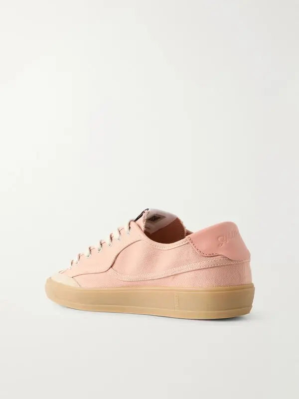 AUTRY Winscape Low" Canvas And Suede Sneakers - Pink