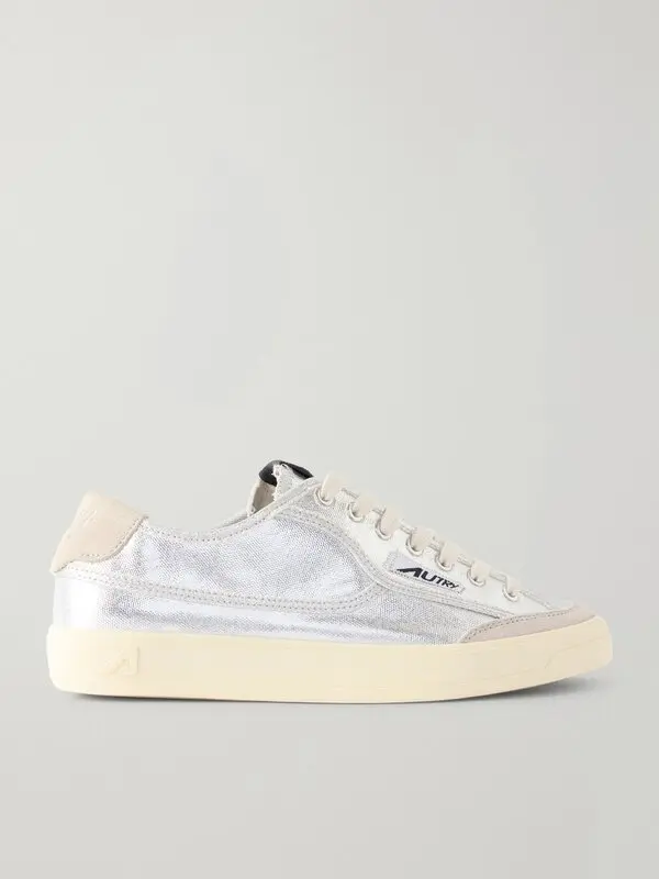 AUTRY Windscape Low Metallic Sneakers - Silver