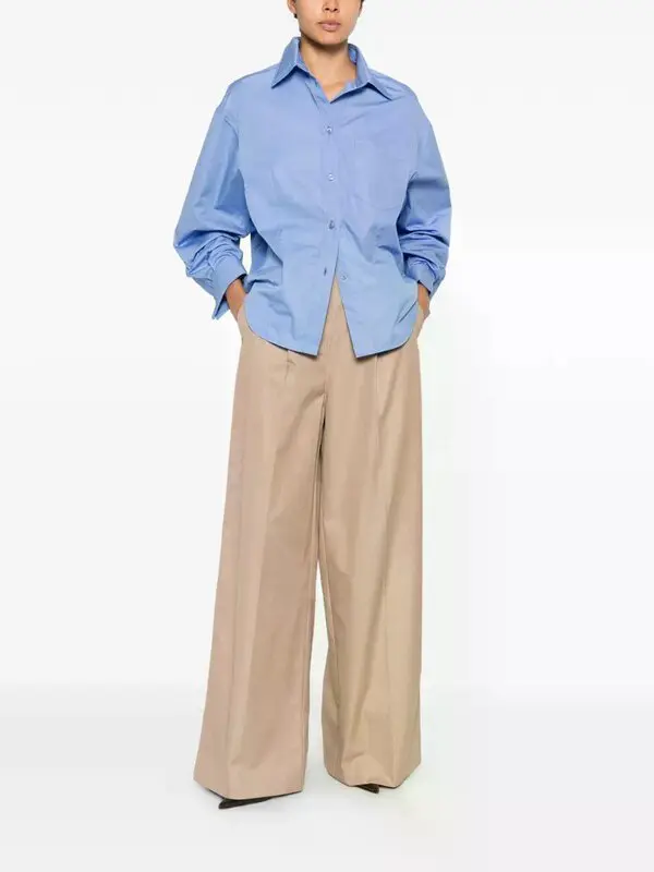 Balenciaga Pleated Trousers - Neutrals