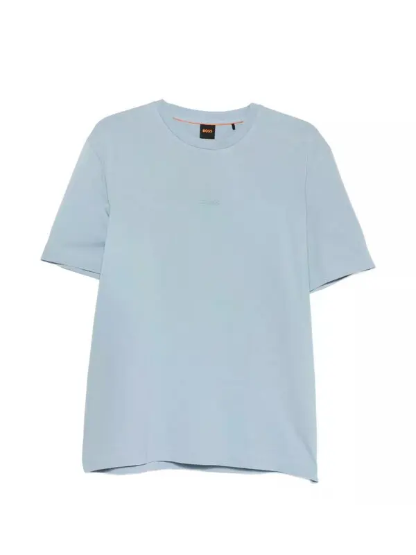 BOSS Logo-emed T-shirt - Blue