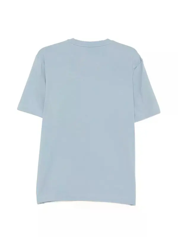 BOSS Logo-emed T-shirt - Blue