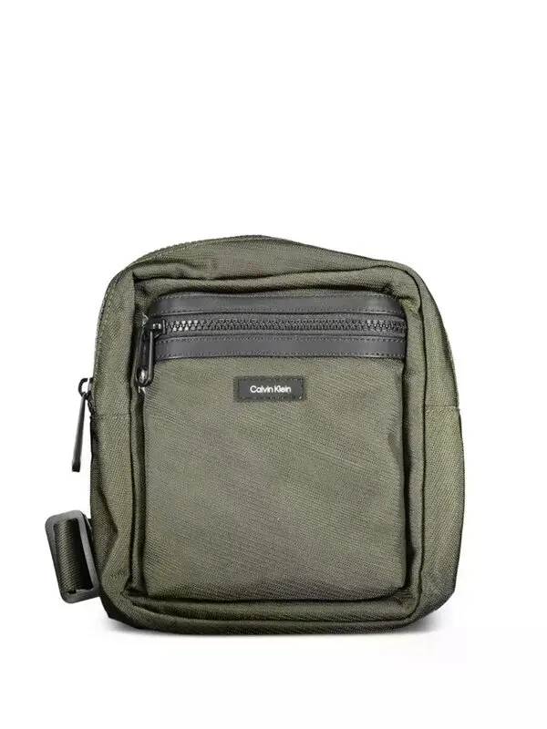 Calvin Klein Logo-patch Messenger Bag - Green