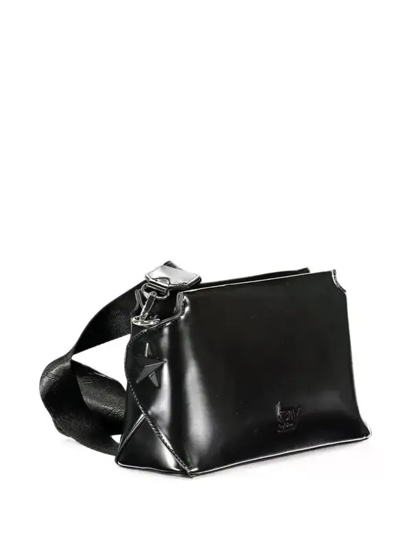 Byblos Patent-leather Star-stud Clutch
