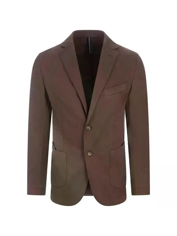 RUSSOCAPRI Buttoned Cotton Blazer