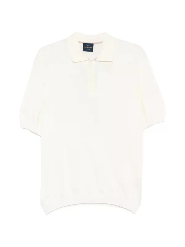 Paul & Shark Fine-knit Polo Shirt - White