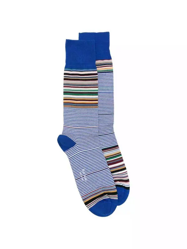 Paul Smith Nash Odd Mismatched Socks - Blue