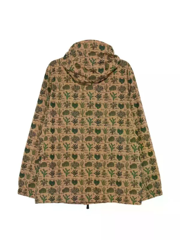 Moncler Logo-patched Graphic-print Jacket