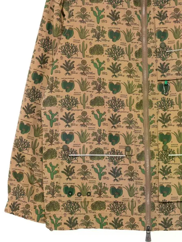 Moncler Logo-patched Graphic-print Jacket