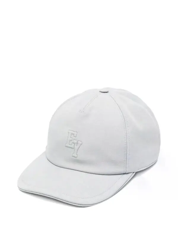 Eleventy Logo-embroidered Baseball Cap - Blue