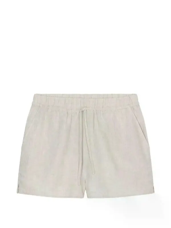 Closed Elasticated-waistband Shorts