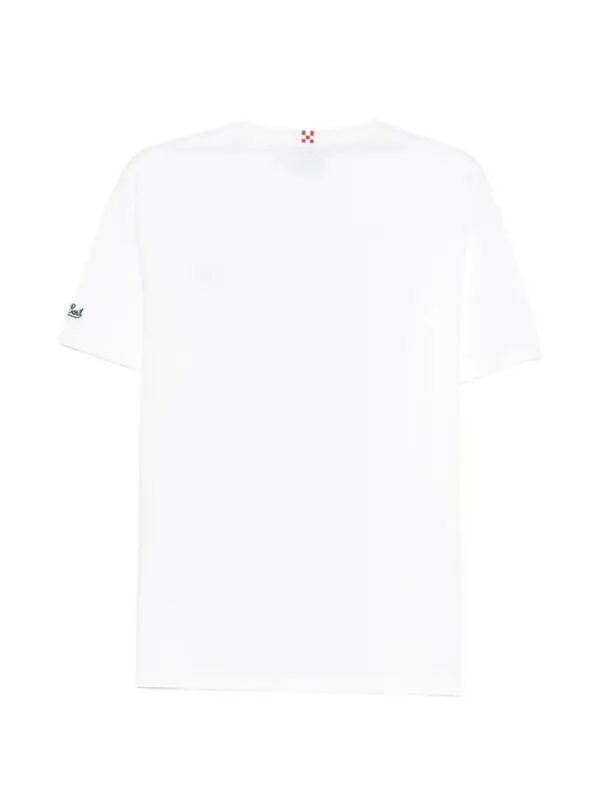 MC2 SAINT BARTH Embroidered T-shirt - White
