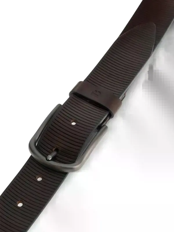 Boggi Milano Carved Striped-design Belt