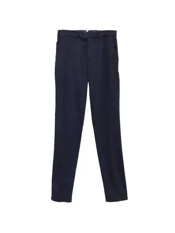 Brunello Cucinelli Gabardine Tailored Trousers - Blue