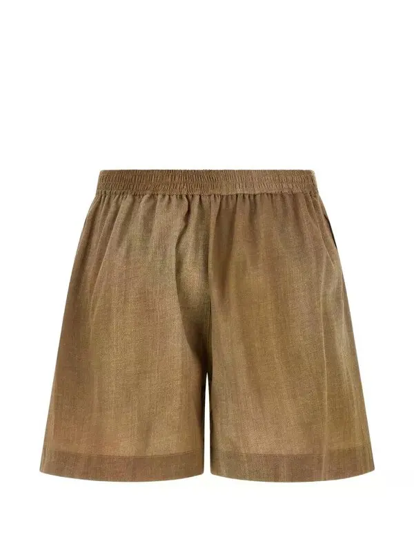 Ermanno Scervino Pleated Shorts - Brown