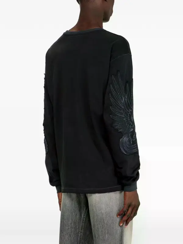 DIESEL® Long-sleeve T-shirt - Black