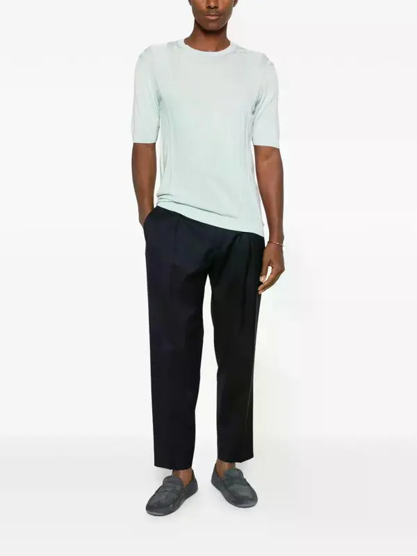 BRIGLIA 1949 Button-fastening Trousers - Blue