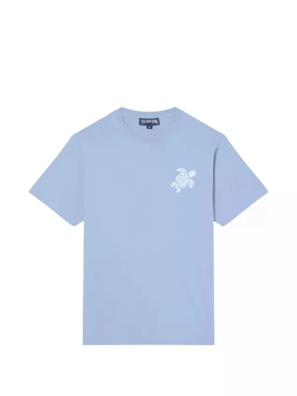 Vilebrequin Turtle-embroidered T-shirt - Blue