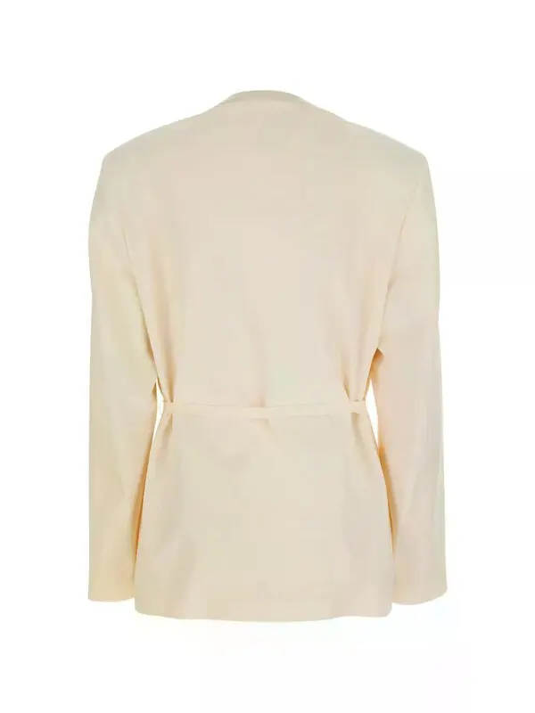 GRIFONI Belted V-neck Jacket