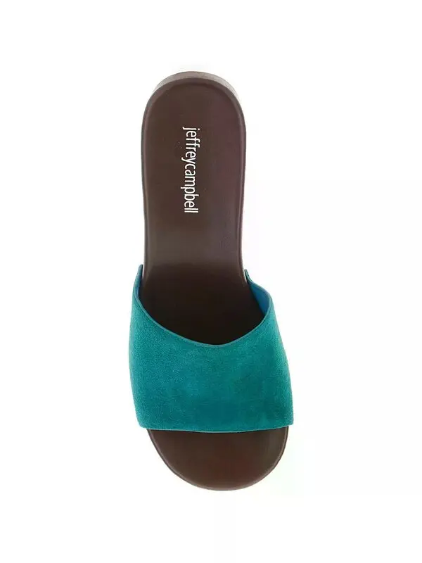 Jeffrey Campbell Cambrie Stud-embellished Suede Sandals - Blue