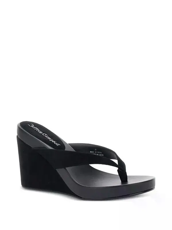 Jeffrey Campbell Liezel Suede Wedge Sandals